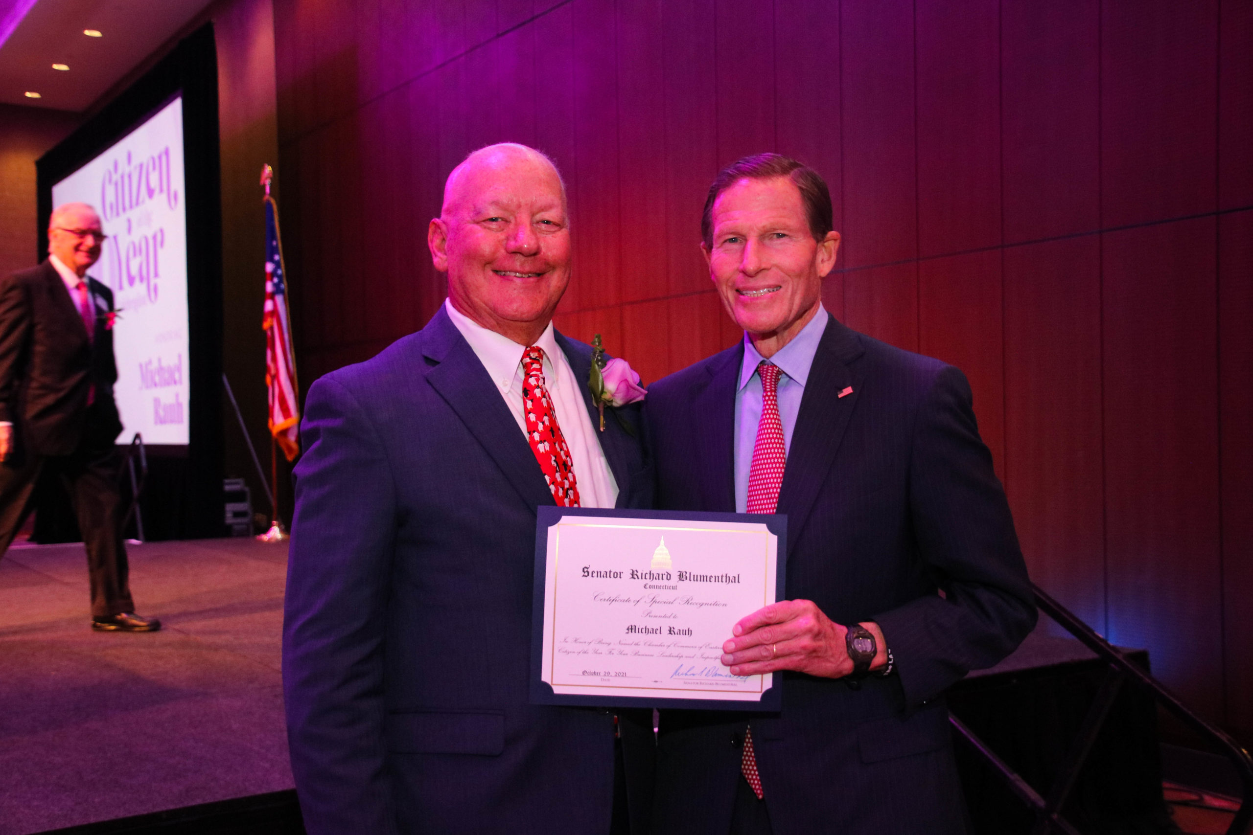 Michael Rauh receives 70th Citizen of the Year Award - ChamberECT